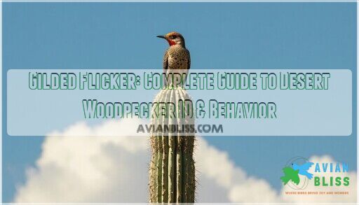 Gilded Flicker: Complete Guide to Desert Woodpecker ID & Behavior