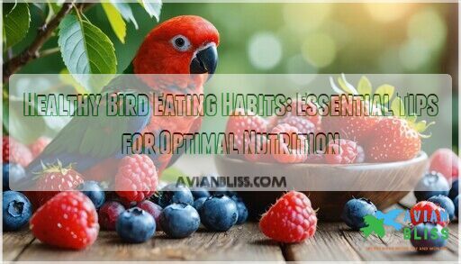 Healthy Bird Eating Habits: Essential Tips for Optimal Nutrition