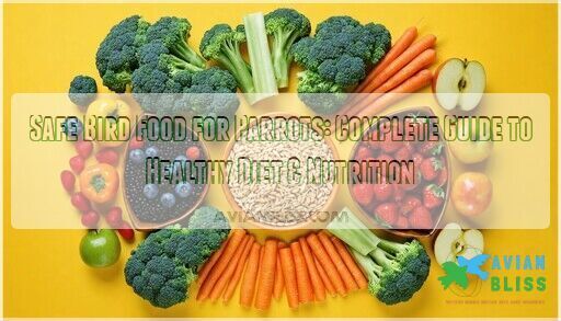 Safe Bird Food for Parrots: Complete Guide to Healthy Diet & Nutrition