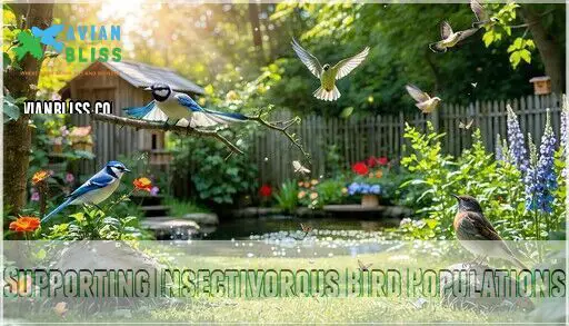 What Bird Species Eat Insects: Top Pest Control Birds for Your Yard