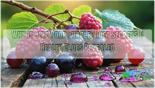 Why is Bird Poop Purple? Diet Secrets & Health Clues Revealed