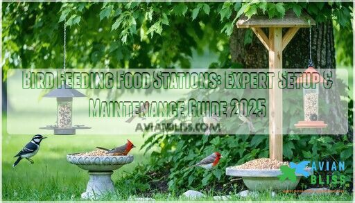 Bird Feeding Food Stations: Expert Setup & Maintenance Guide 2025