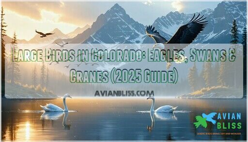 Large Birds in Colorado: Eagles, Swans & Cranes (2025 Guide)