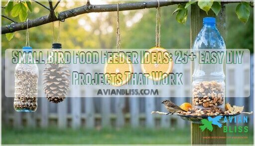 Small Bird Food Feeder Ideas: 25+ Easy DIY Projects That Work