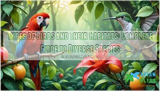 Types of Birds and Their Habitats: Complete Guide to Diverse Species