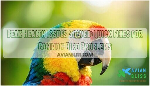 Beak Health Issues Solved: Quick Fixes for Common Bird Problems