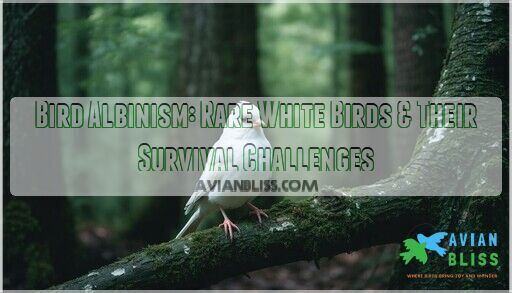 Bird Albinism: Rare White Birds & Their Survival Challenges