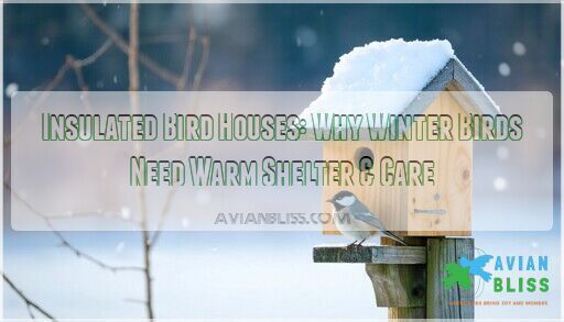 Insulated Bird Houses: Why Winter Birds Need Warm Shelter & Care