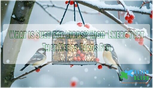 What is Suet for Birds? High-Energy Fat That Keeps Birds Fed