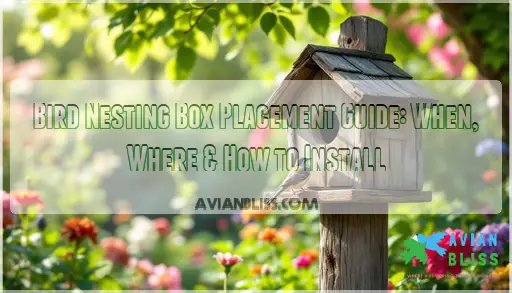Bird Nesting Box Placement Guide: When, Where & How to Install