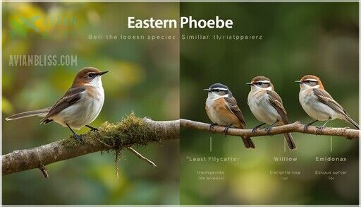 Eastern Phoebe: Identification, Habitat, Behavior, Diet & Nesting Explained
