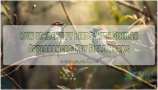 How to Identify Birds With Similar Appearances: Key Field Marks