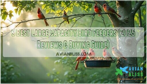 9 Best Large Capacity Bird Feeders (2025 Reviews & Buying Guide)