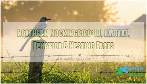 Northern Mockingbird: ID, Habitat, Behavior & Nesting Facts
