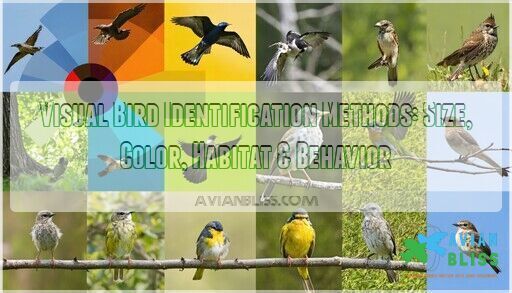 Visual Bird Identification Methods: Size, Color, Habitat & Behavior