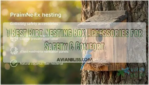 7 Best Bird Nesting Box Accessories for Safety & Comfort