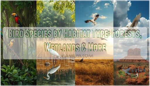 Bird Species by Habitat Type: Forests, Wetlands & More