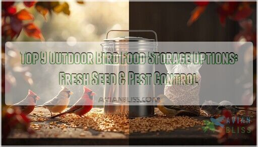 Top 9 Outdoor Bird Food Storage Options: Fresh Seed & Pest Control