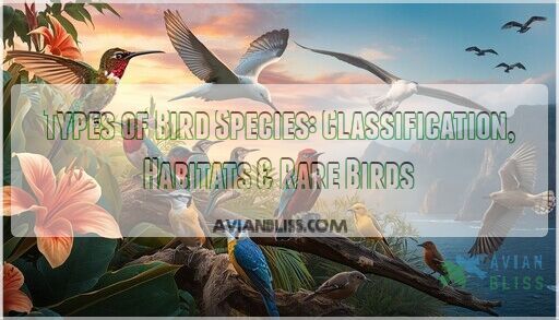 Types of Bird Species: Classification, Habitats & Rare Birds