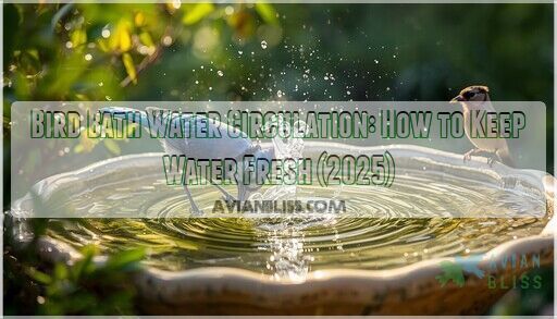 Bird Bath Water Circulation: How to Keep Water Fresh (2025)
