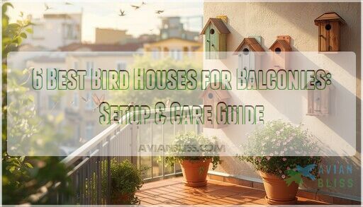 6 Best Bird Houses for Balconies: Setup & Care Guide