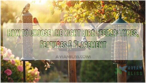 How to Choose The Right Bird Feeder: Types, Features & Placement