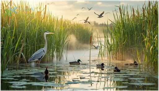 Bird Habitats in Wetlands: Types, Species, Threats, and Conservation