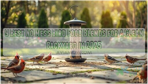 9 Best No Mess Bird Food Blends for a Clean Backyard in 2025