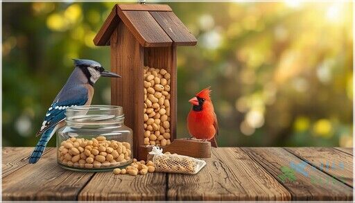 Peanut Pieces for Birds: Benefits, Feeders & Safe Feeding Tips
