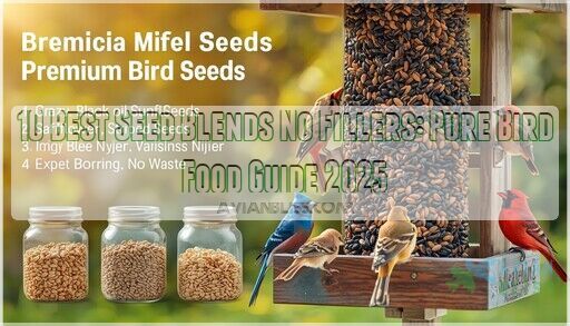 10 Best Seed Blends No Fillers: Pure Bird Food Guide 2025