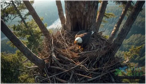 Bald Eagle Nest: Structure, Location, Size & Nesting Behavior