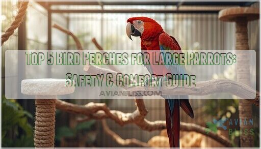 Top 5 Bird Perches for Large Parrots: Safety & Comfort Guide