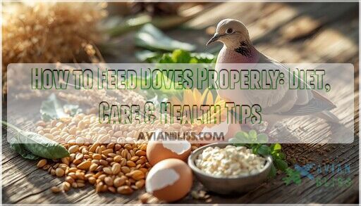 How to Feed Doves Properly: Diet, Care & Health Tips