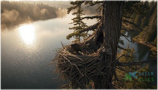 Bald Eagle Nest: Structure, Location, Size & Nesting Behavior