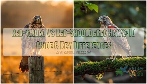Red-Tailed Vs Red-Shouldered Hawk: ID Guide & Key Differences