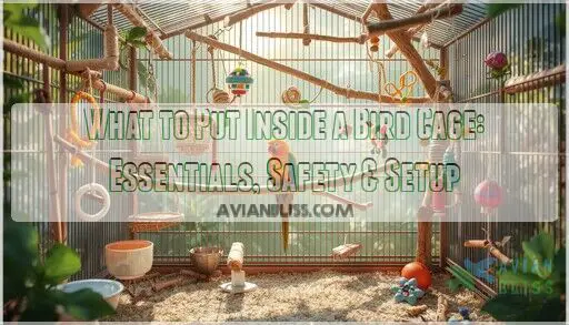 What to Put Inside a Bird Cage: Essentials, Safety & Setup