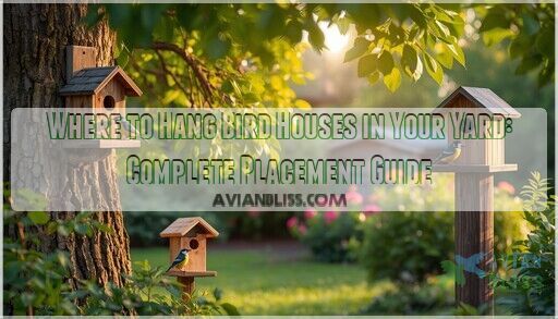 Where to Hang Bird Houses in Your Yard: Complete Placement Guide