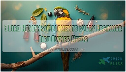 6 Bird Health Supplements Every Beginner Bird Owner Needs