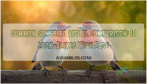 Common Songbird Visual Comparison: ID Look-Alikes With Ease