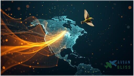 Seasonal Songbird Location Maps: Track Migration & Habitats