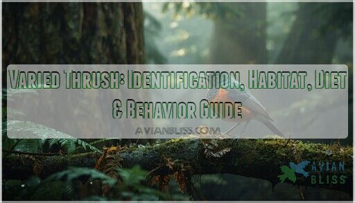 Varied Thrush: Identification, Habitat, Diet & Behavior Guide