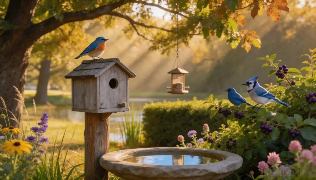 7 Blue Birds in Michigan: ID Guide, Habitats & Backyard Tips