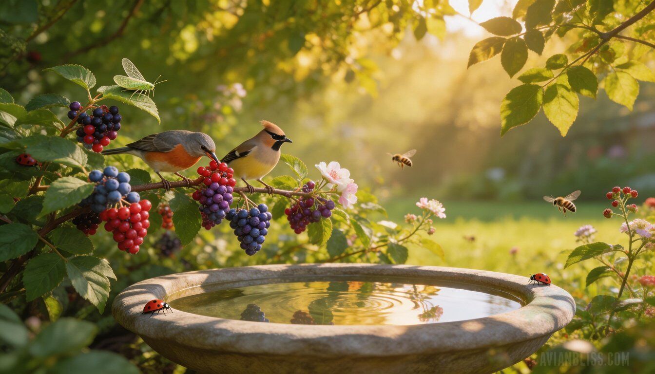 Best Native Berry Bushes for Birds: Year-Round Habitat Guide