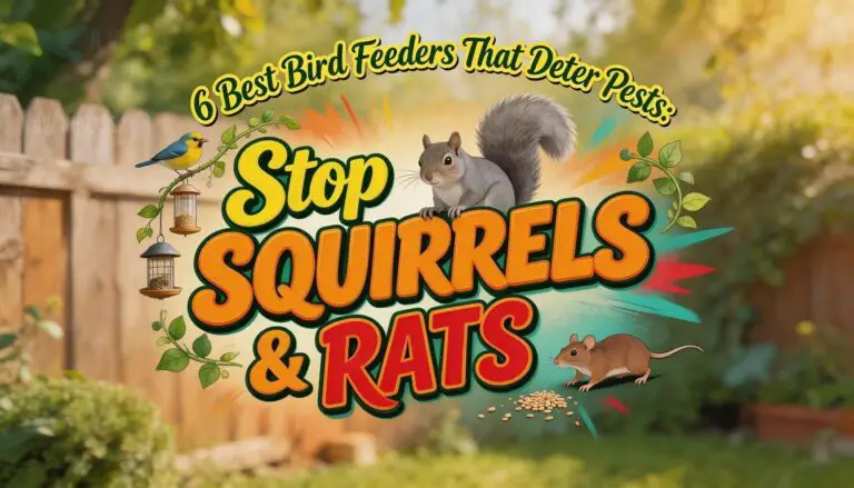 6 Best Bird Feeders That Deter Pests: Stop Squirrels & Rats