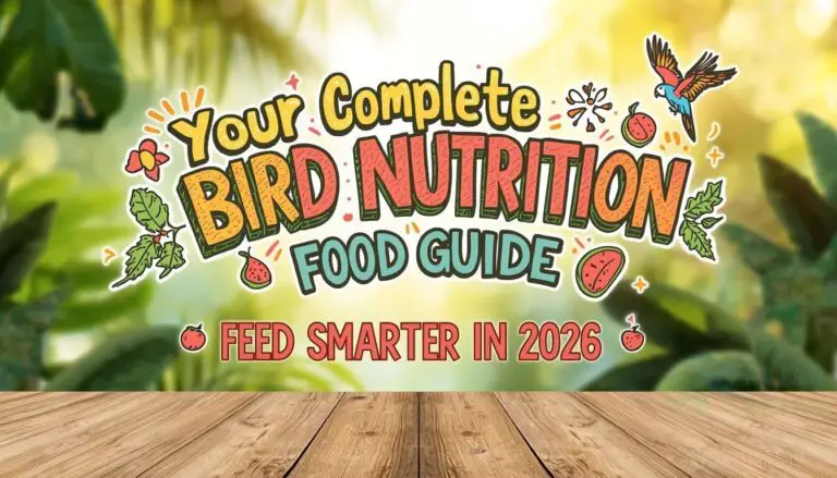 Your Complete Bird Nutrition Food Guide: Feed Smarter in 2026