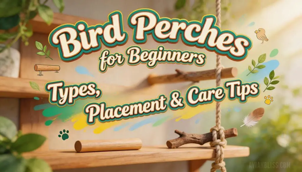 Bird Perches for Beginners: Types, Placement & Care Tips