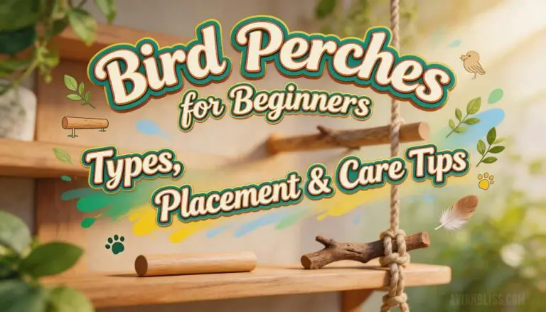 Bird Perches for Beginners: Types, Placement & Care Tips