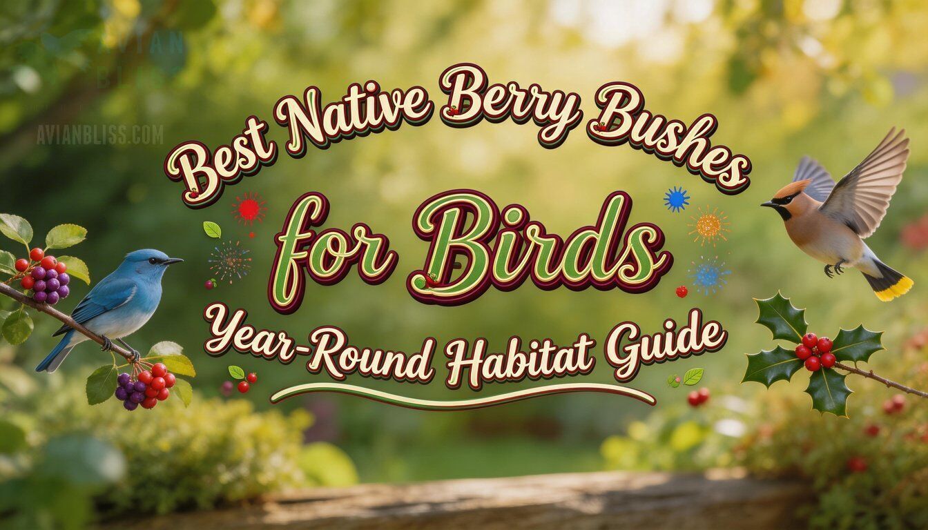 Best Native Berry Bushes for Birds: Year-Round Habitat Guide