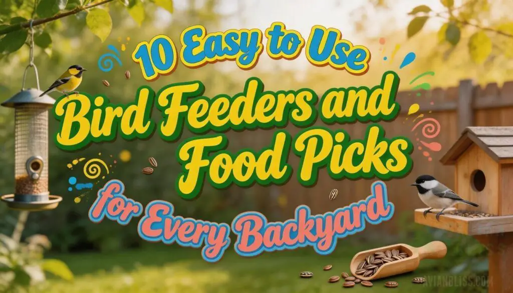 10 Easy to Use Bird Feeders and Food Picks for Every Backyard