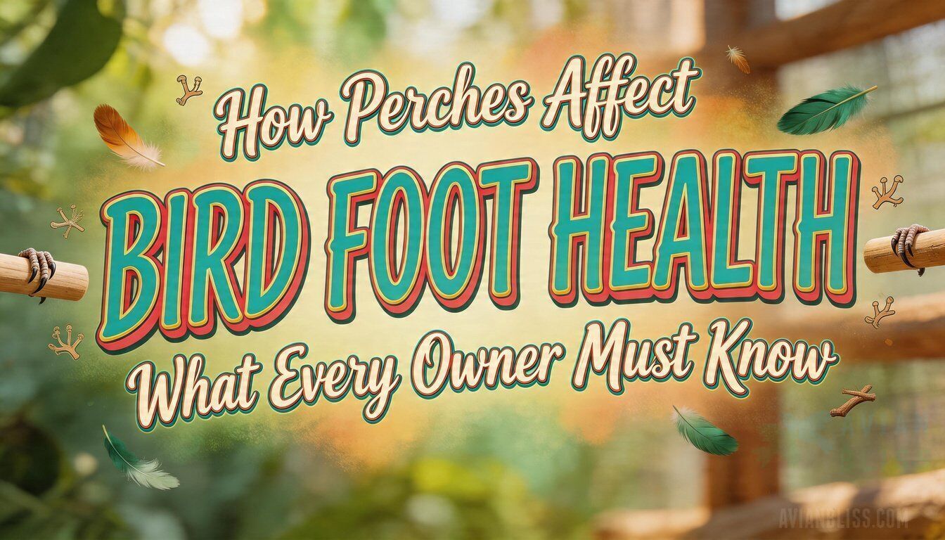 How Perches Affect Bird Foot Health: What Every Owner Must Know